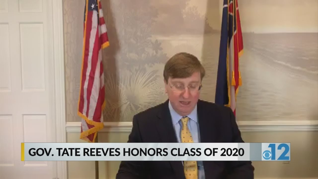Gov. Tate Reeves honors Class of 2020 - YouTube