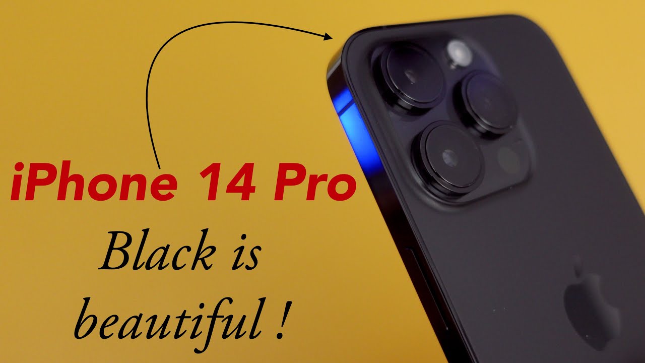 iPhone 14 Pro - Space Black is beautiful | Unboxing - YouTube