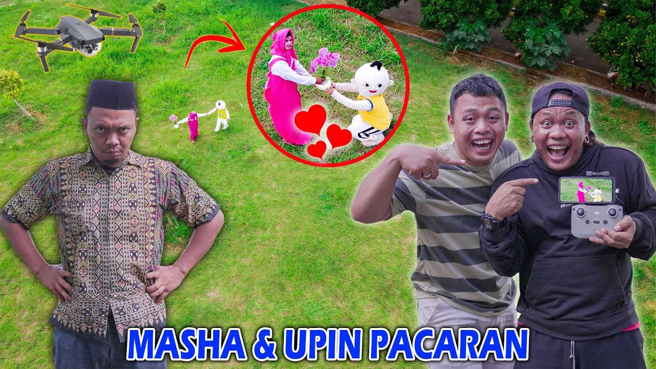 DRONE MENANGKAP HANTU MASHA DAN UPIN & IPIN PACARAN DI DUNIA NYATA - YouTube