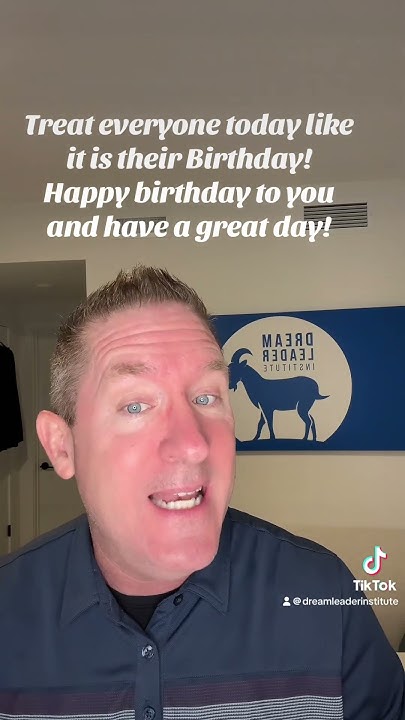 Wanna be Wildly Happy? Treat everyone like it is their birthday! - YouTube