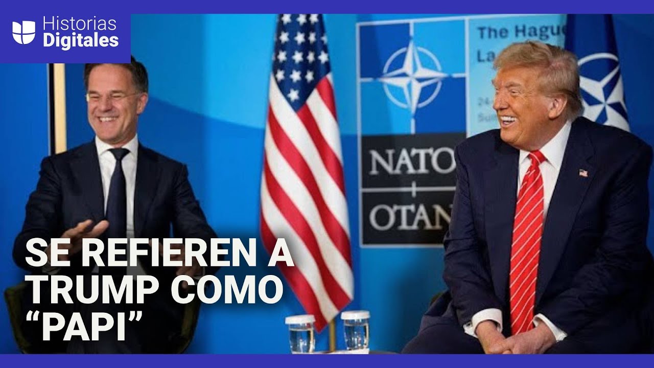 Jefe de la OTAN llama a Trump "papi" - YouTube