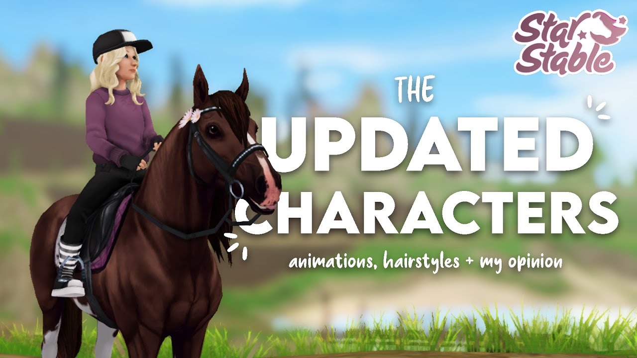 THEY'RE FINALLY HERE | Updated Characters in Star Stable 🤍 | Animations ...