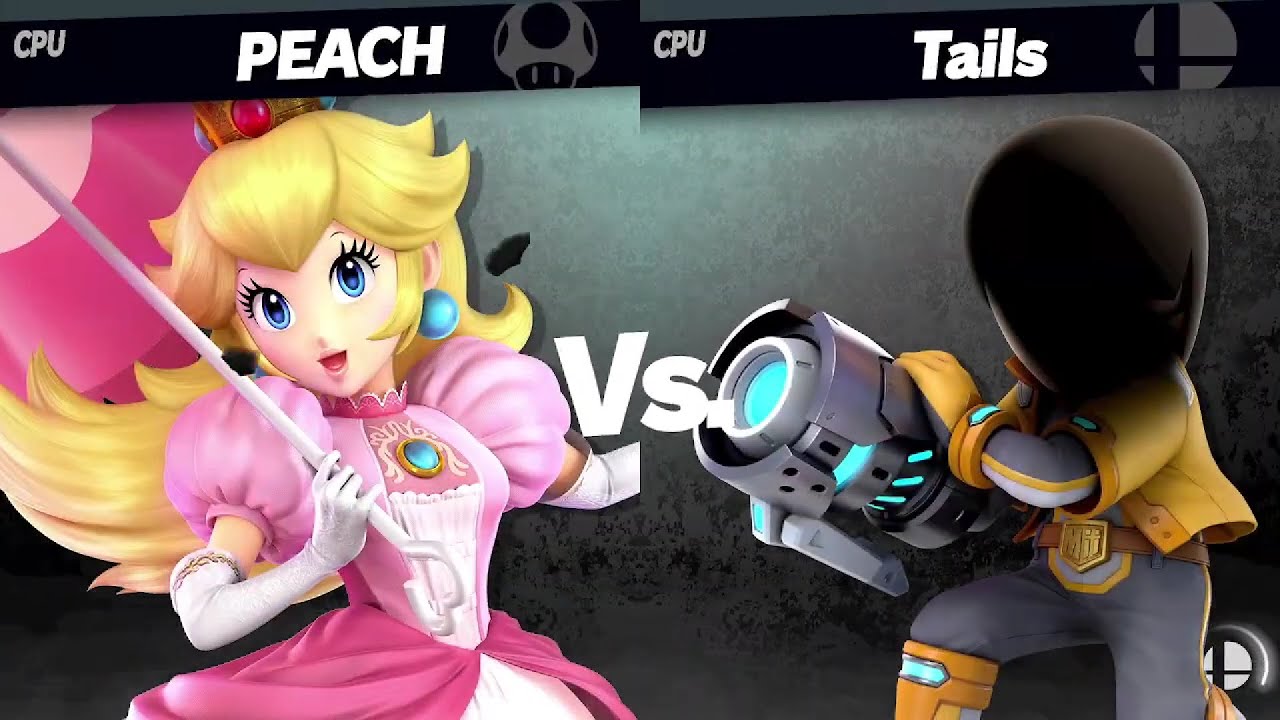 Smash Ultimate EX Peach VS Tails - YouTube