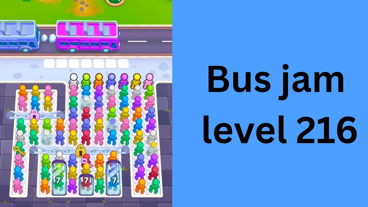 Bus jam Level 216 Walkthrough Solution - YouTube