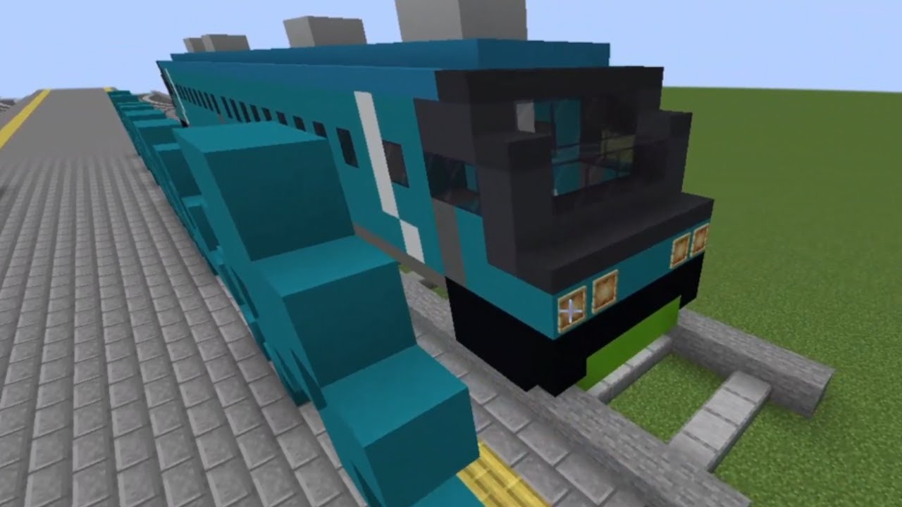 Building a czech Arriva train in mc - YouTube