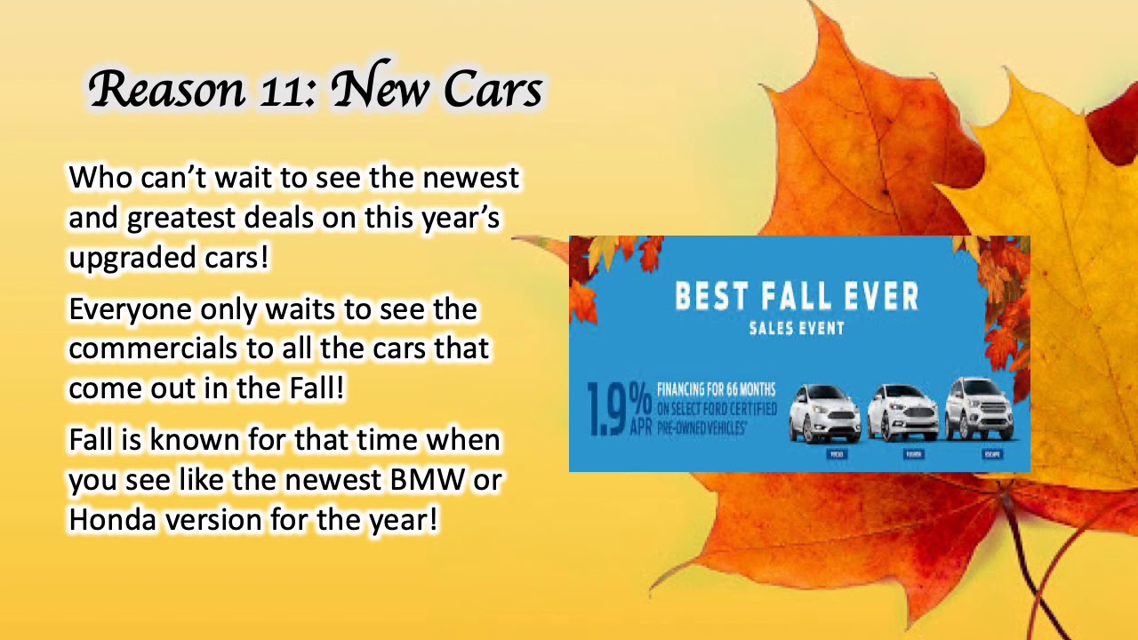 20 Reasons Why Fall is the Best Season - YouTube