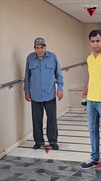 Dharmendra Spotted At Eye Hospital - YouTube
