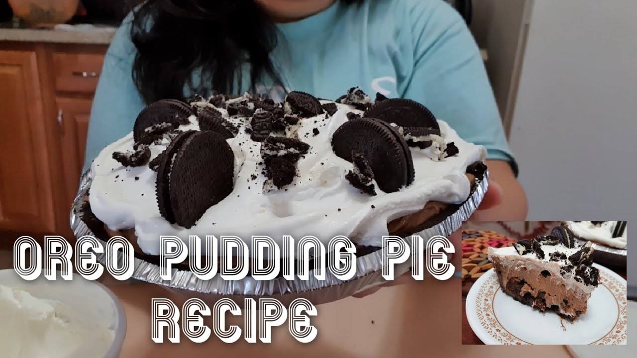 Oreo Pudding Pie Recipe - YouTube