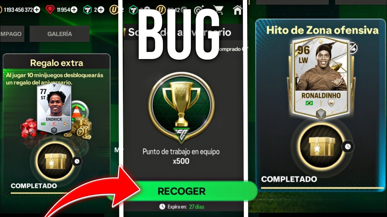🎁 ¡APROVECHA! BUG DE PUNTOS DE ANIVERSARIO Y NUEVAS CARTAS EN FC MOBILE ...