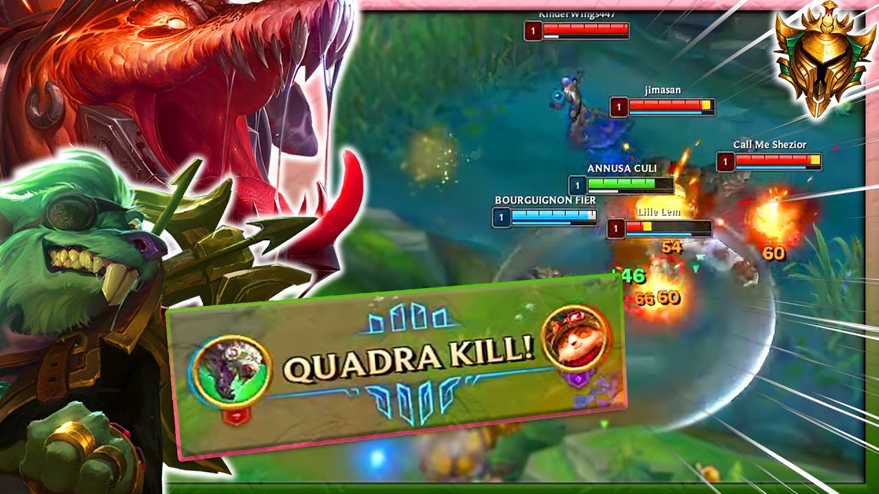 QUADRAKILL AL MINUTO 1?! FT. SPAWN (Inoob) [GOLD 3] - League of Legends ...