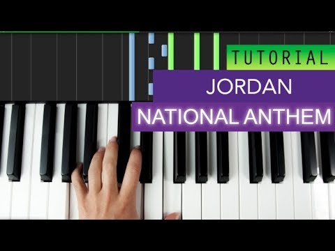 National Anthem Of Jordan Piano Tutorial - YouTube