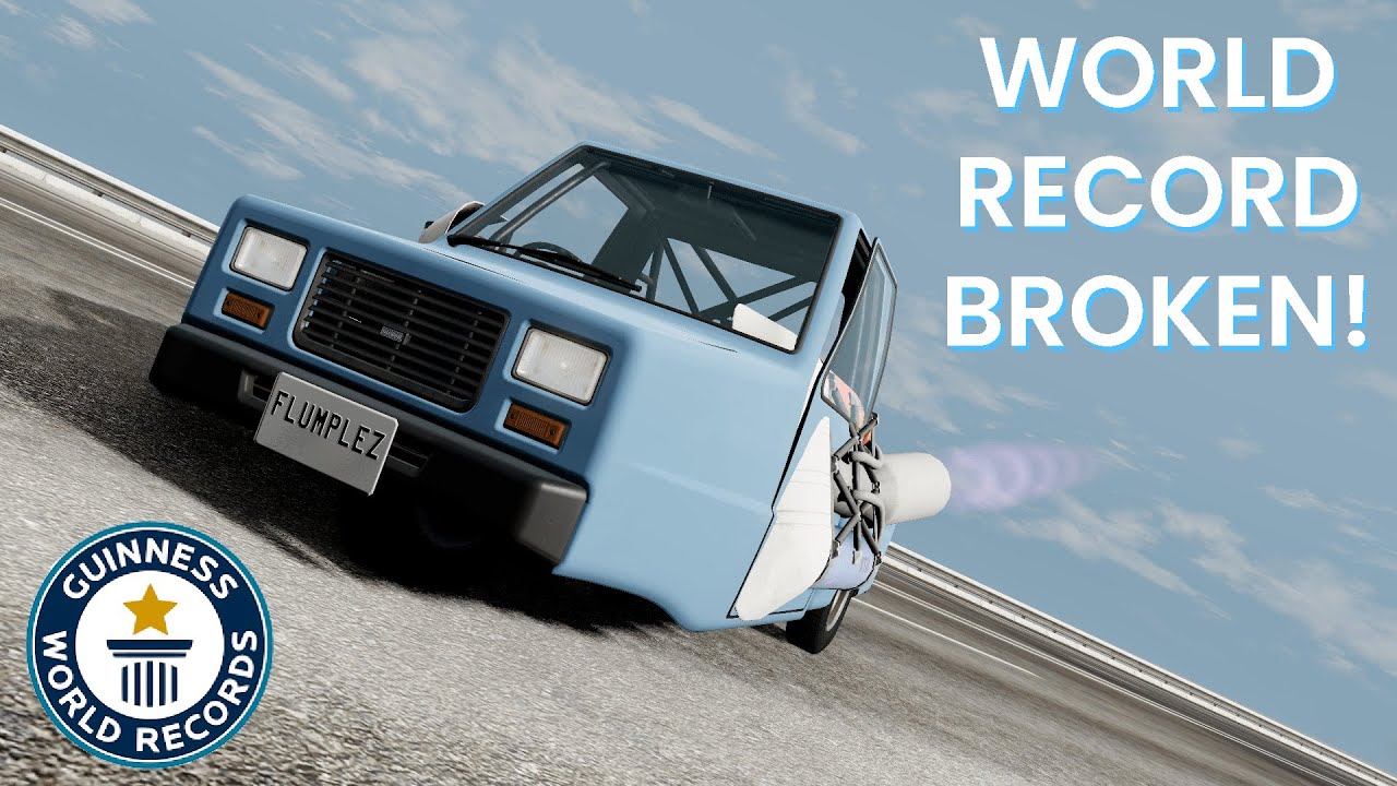 Beating the Land Speed WORLD RECORD in a 3-wheeler! - BeamNG - YouTube