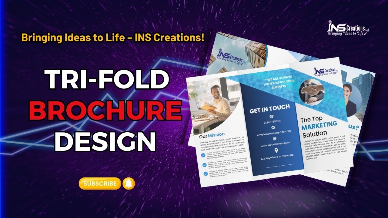 "Tri-Fold Brochure Design Tutorial Using Canva | Marketing-Driven ...
