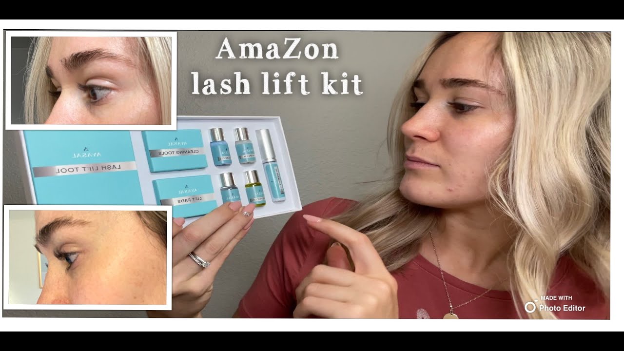 AMAZON LASH LIFT KIT AT HOME| LIFE WITH RACHEL - YouTube