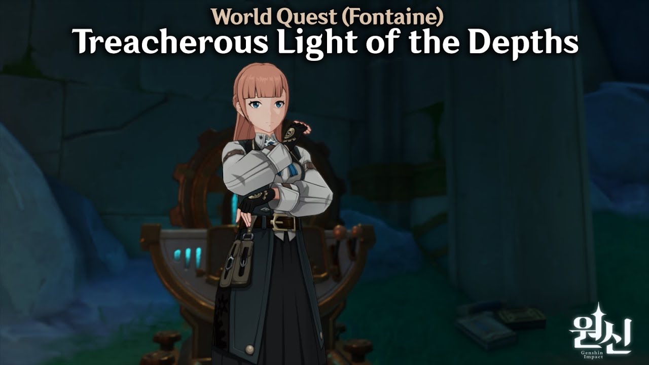 Genshin Impact - Treacherous Light of the Depths (World Quest) - YouTube