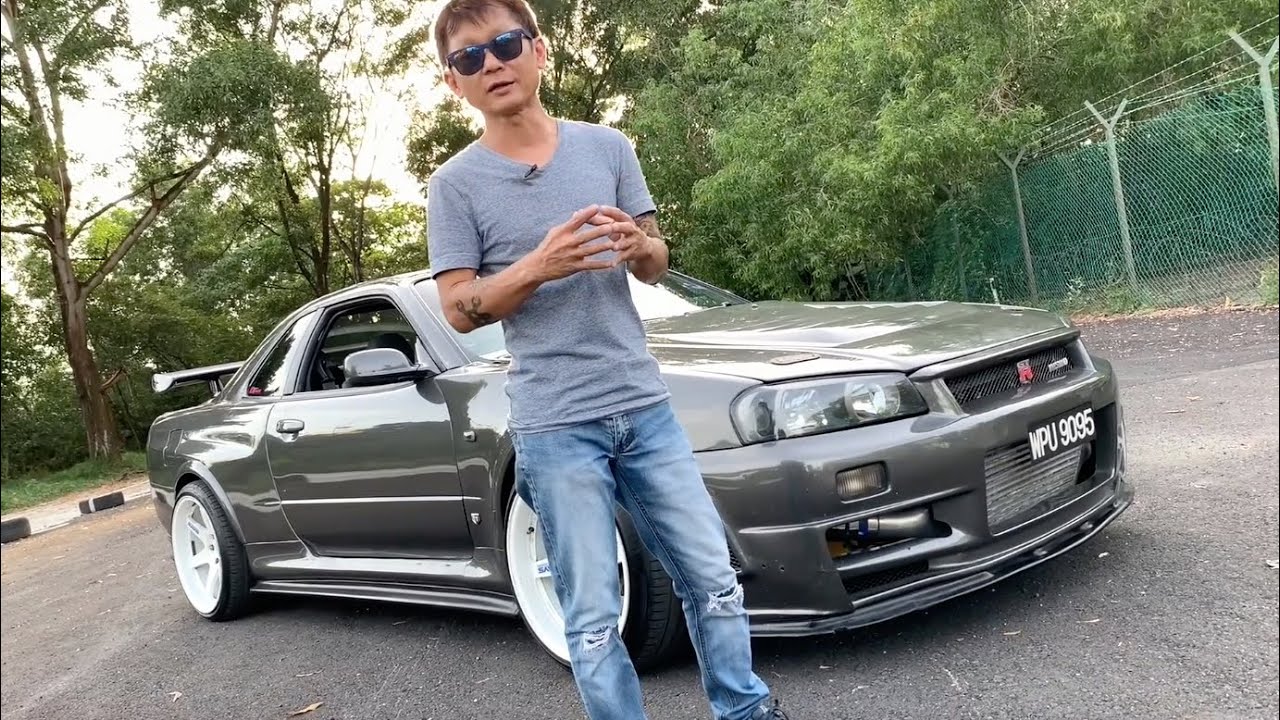 Skyline GTR R34 with 2JZ engine - YouTube