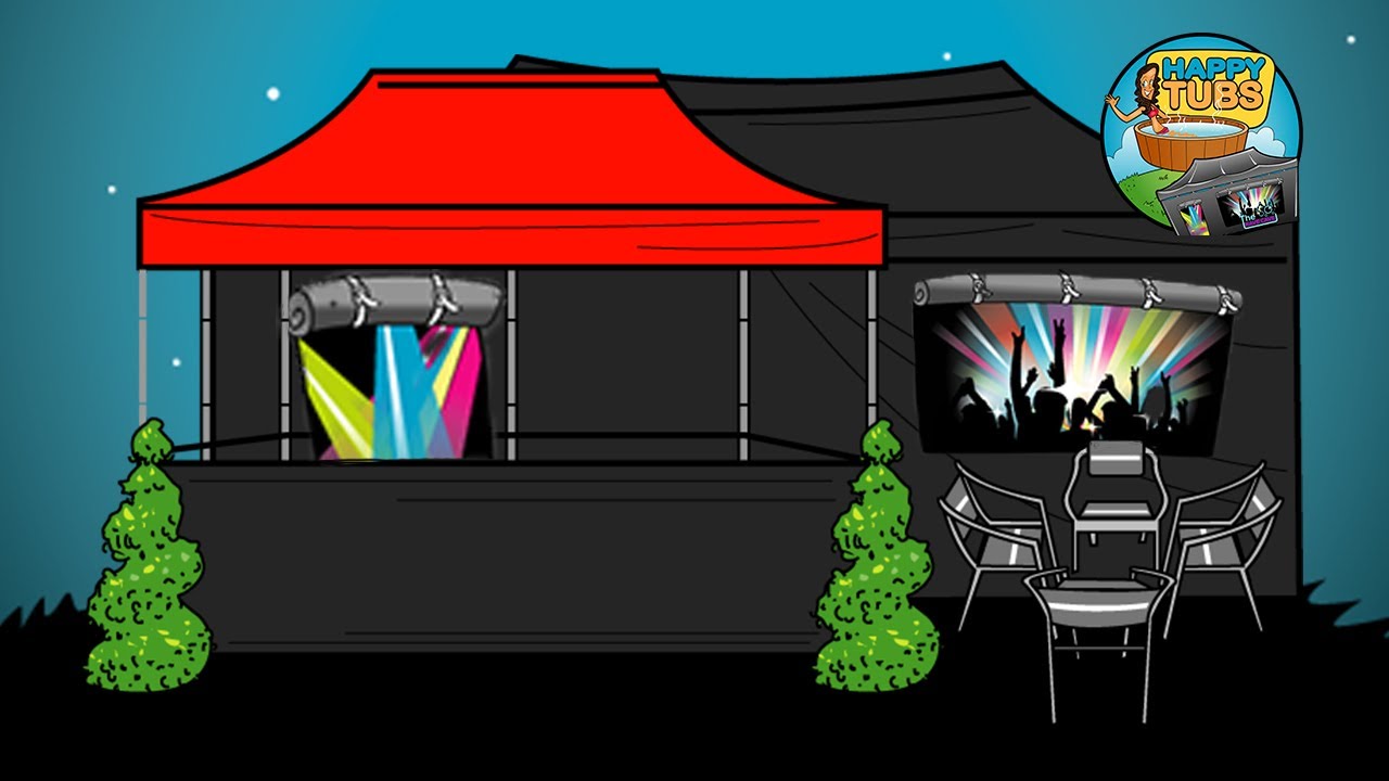 Party Tent Premium Rave Cave - YouTube