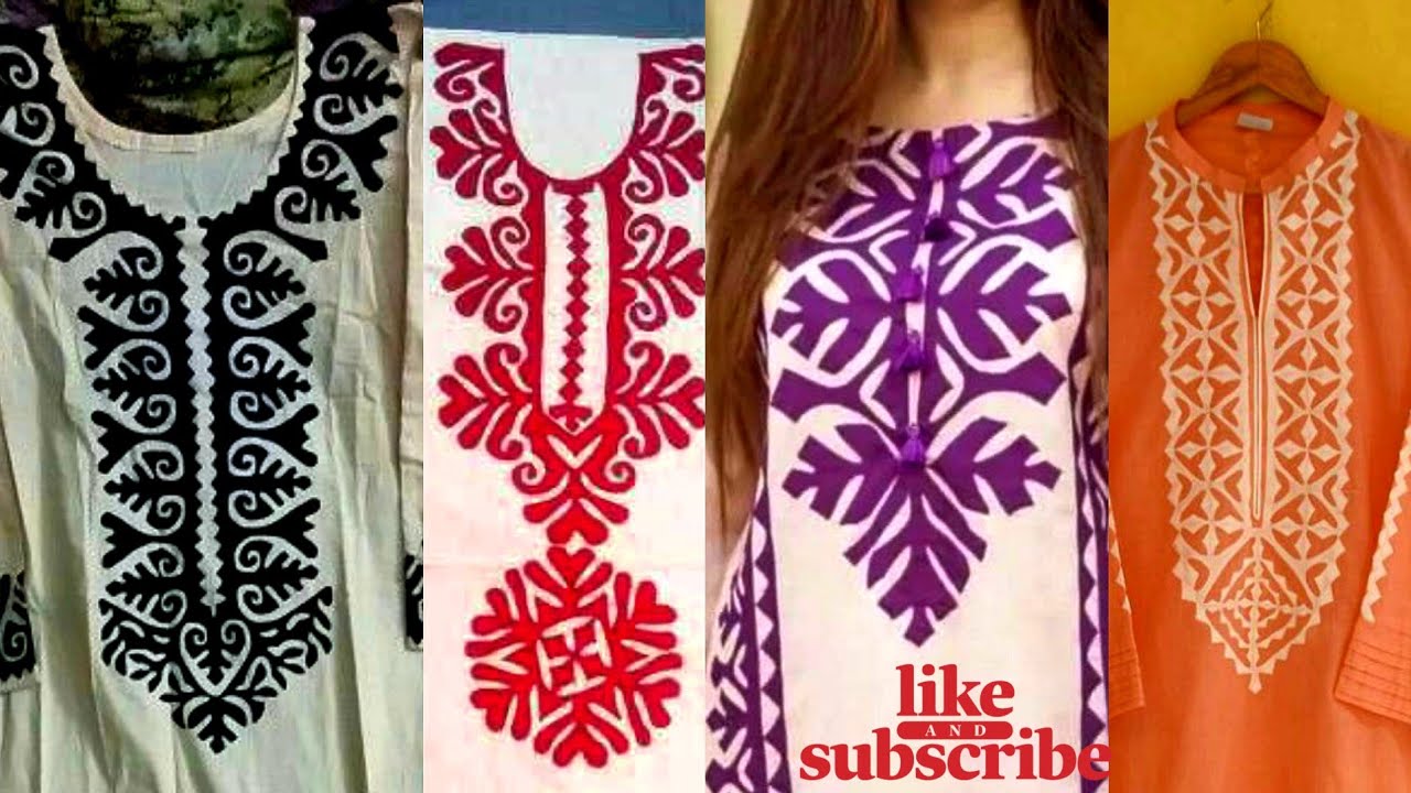 applique embroidery design | aplik design | Ahmad Junaid designer ...