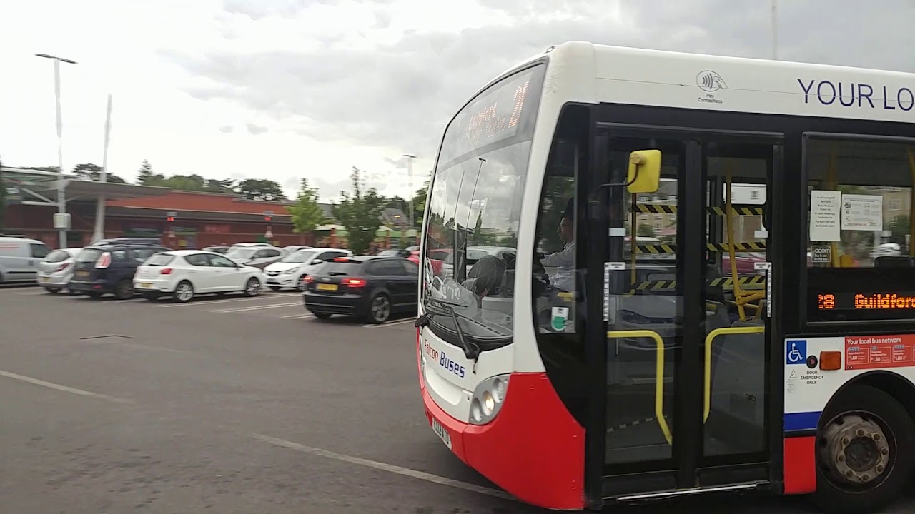 Here is the 28 bus in Brookwood - YouTube