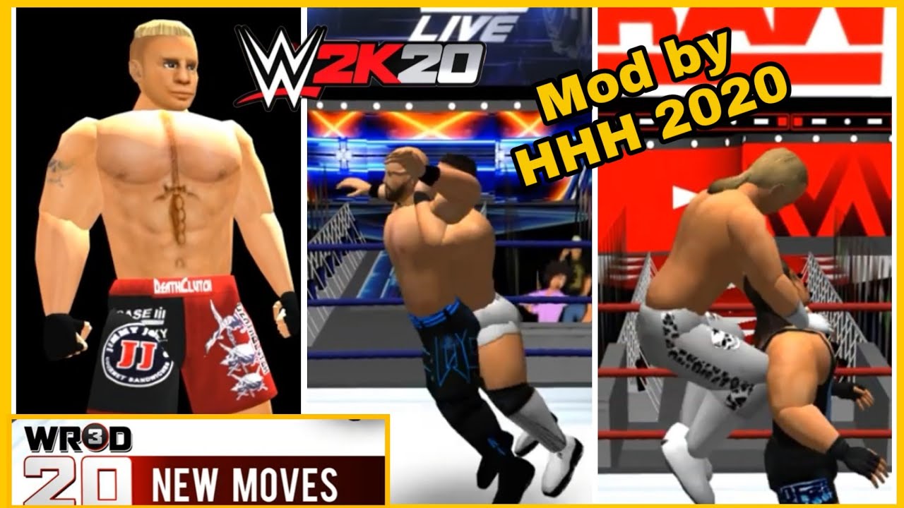 WR3D New Moves- WR3D 2020 by HHH mod link 2K20 for Android and PC ...