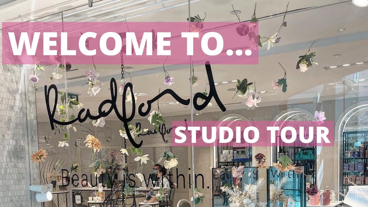WELCOME TO Radford Studio | Studio Tour + Service Menu - YouTube
