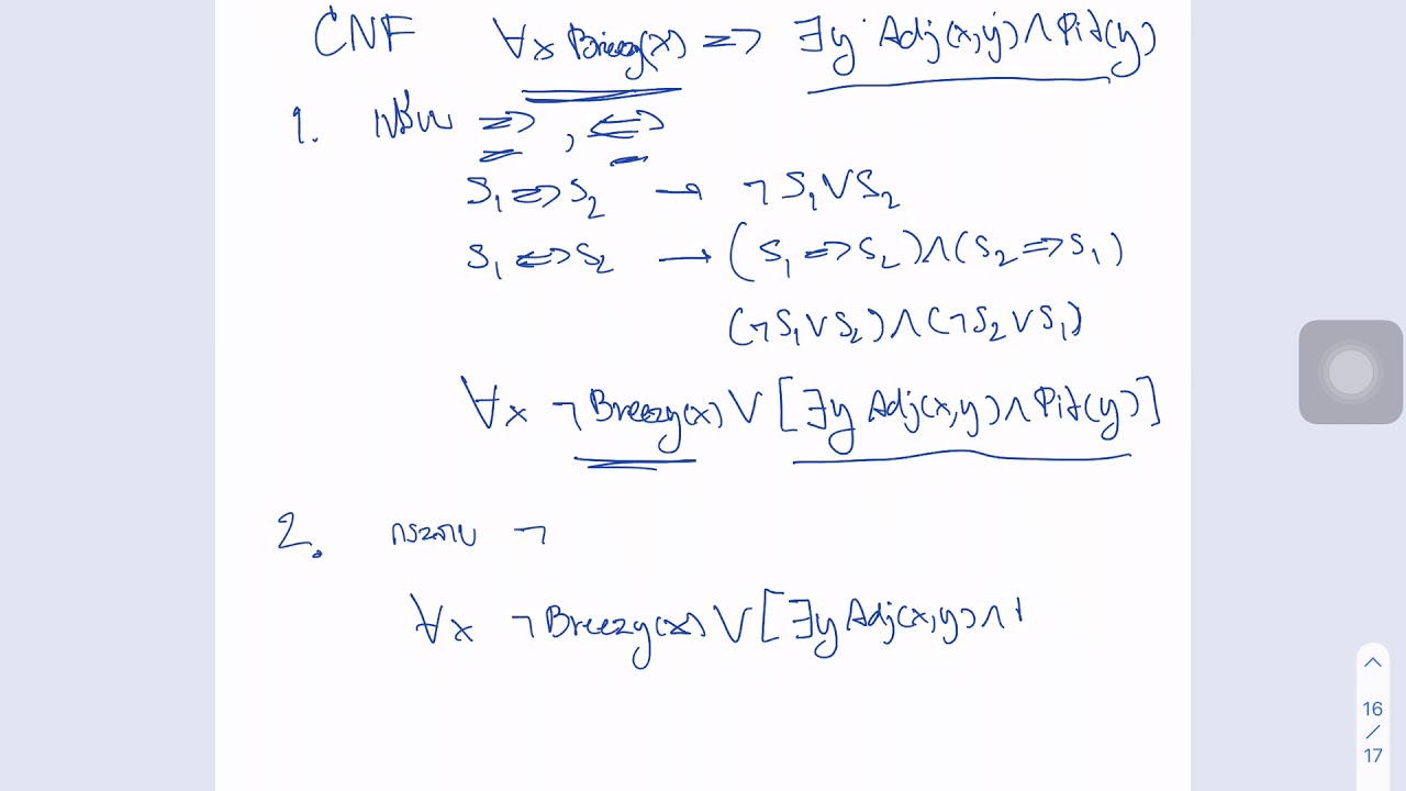 Unification And Conjuctive Normal Form Youtube 0633