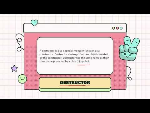 Lecture 12 || Constructors and Destructors in C++ - YouTube
