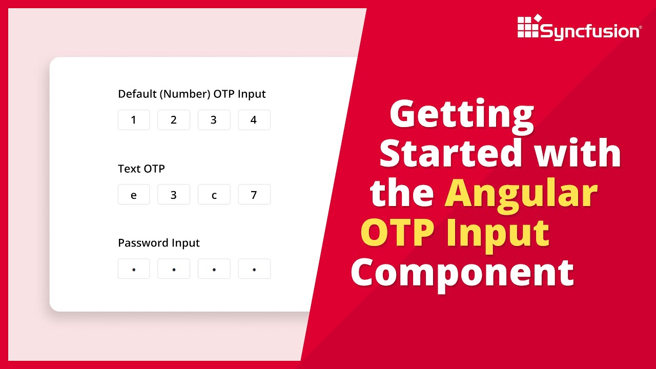 Getting Started With The Angular Otp Input Component Youtube
