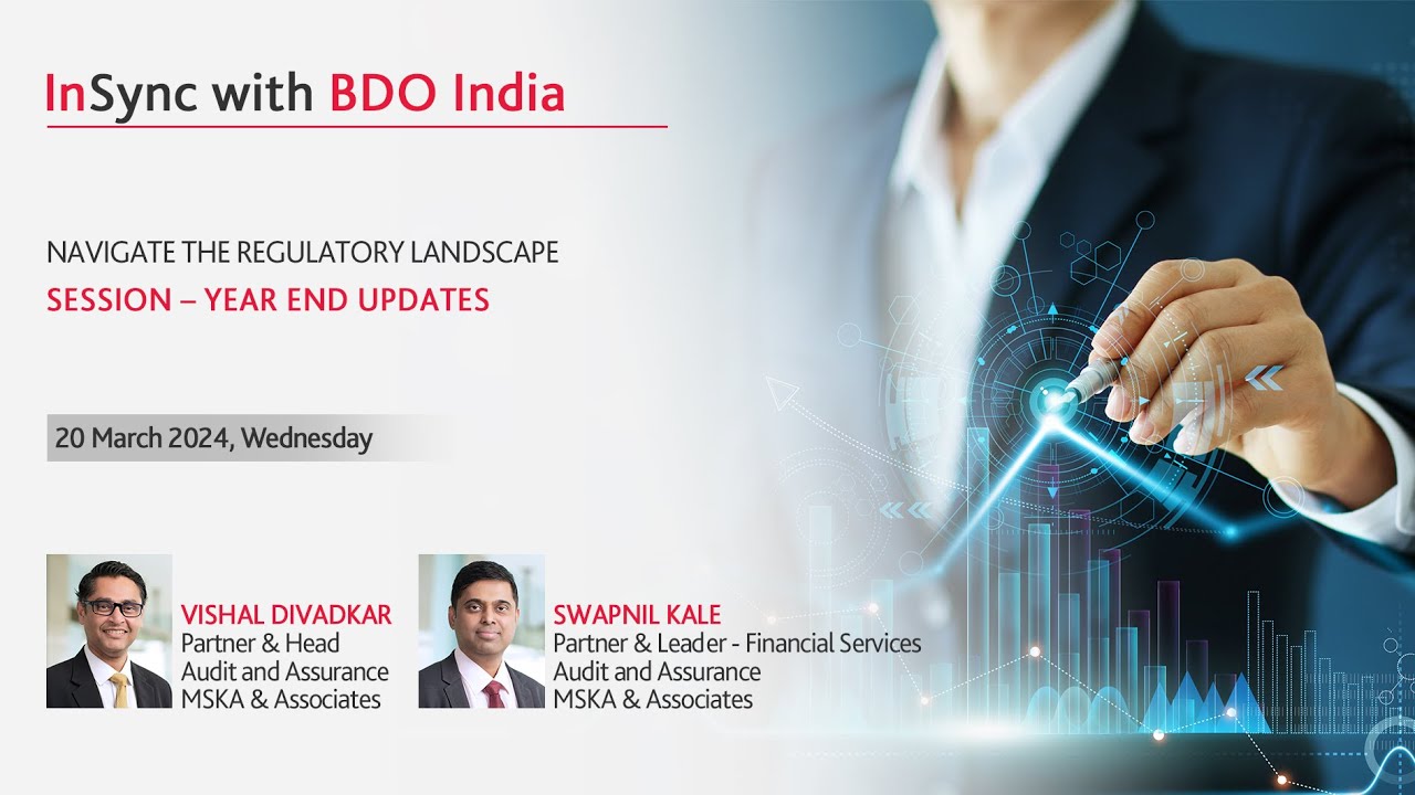 Insync with BDO India | Navigate The Regulatory Landscape Session ...
