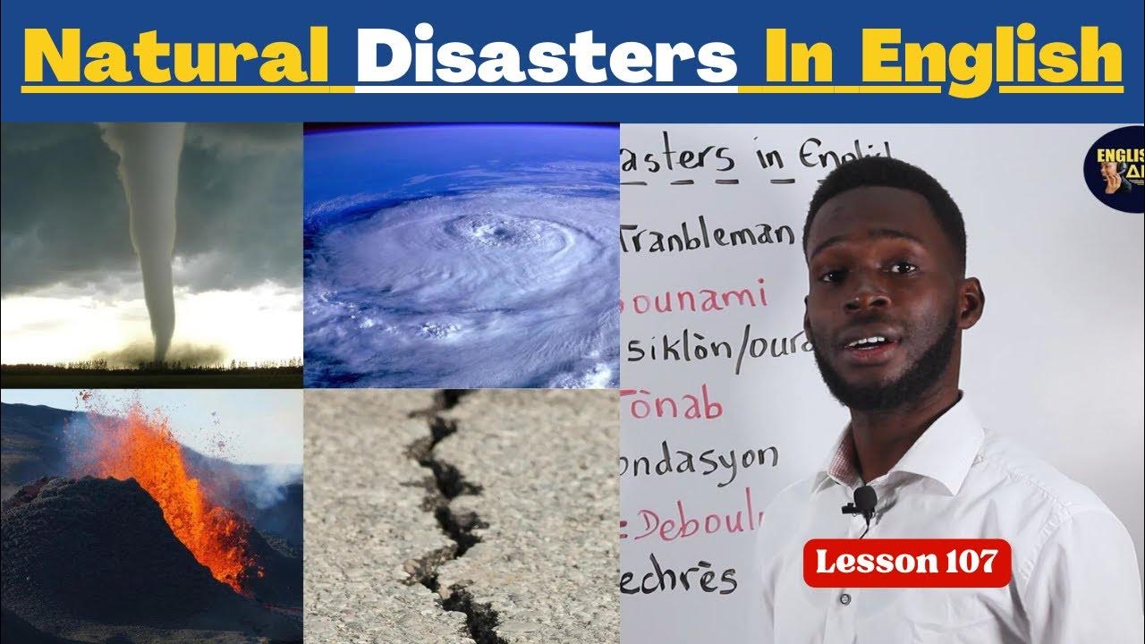 Catastrophes Naturelles en Anglais | Natural disasters in English ...