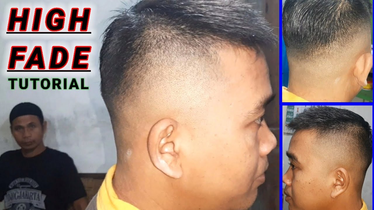 POTONG RAMBUT HIGH FADE. Highfade haircut Step by Step Full Penjelasan ...