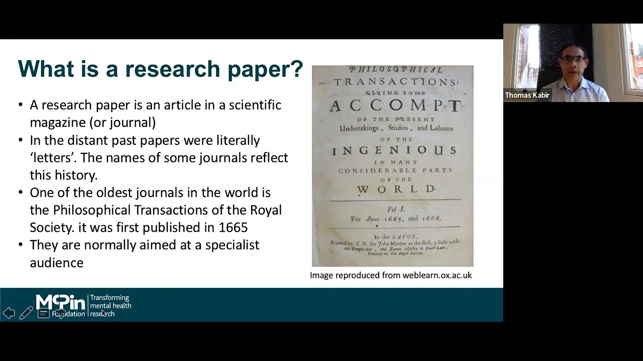 Patient and public involvement webinar finding and reading a research ...
