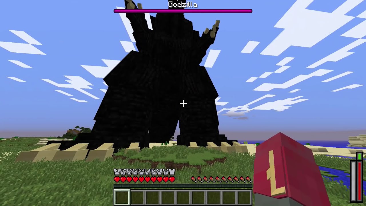 I CRAFTED GODZILLA in MINECRAFT - YouTube