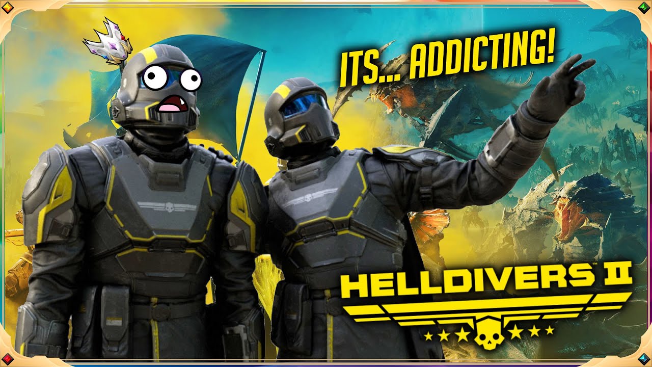 Helldiving = Addiction!🤤🥴 | Helldivers 2【ENG VTUBER】🔴 - YouTube