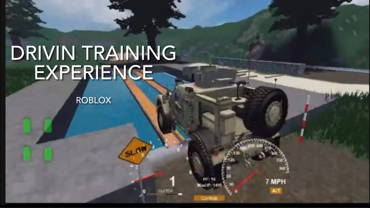 1AD Fort Martin experience | Vehicle Driving Training | Roblox - YouTube