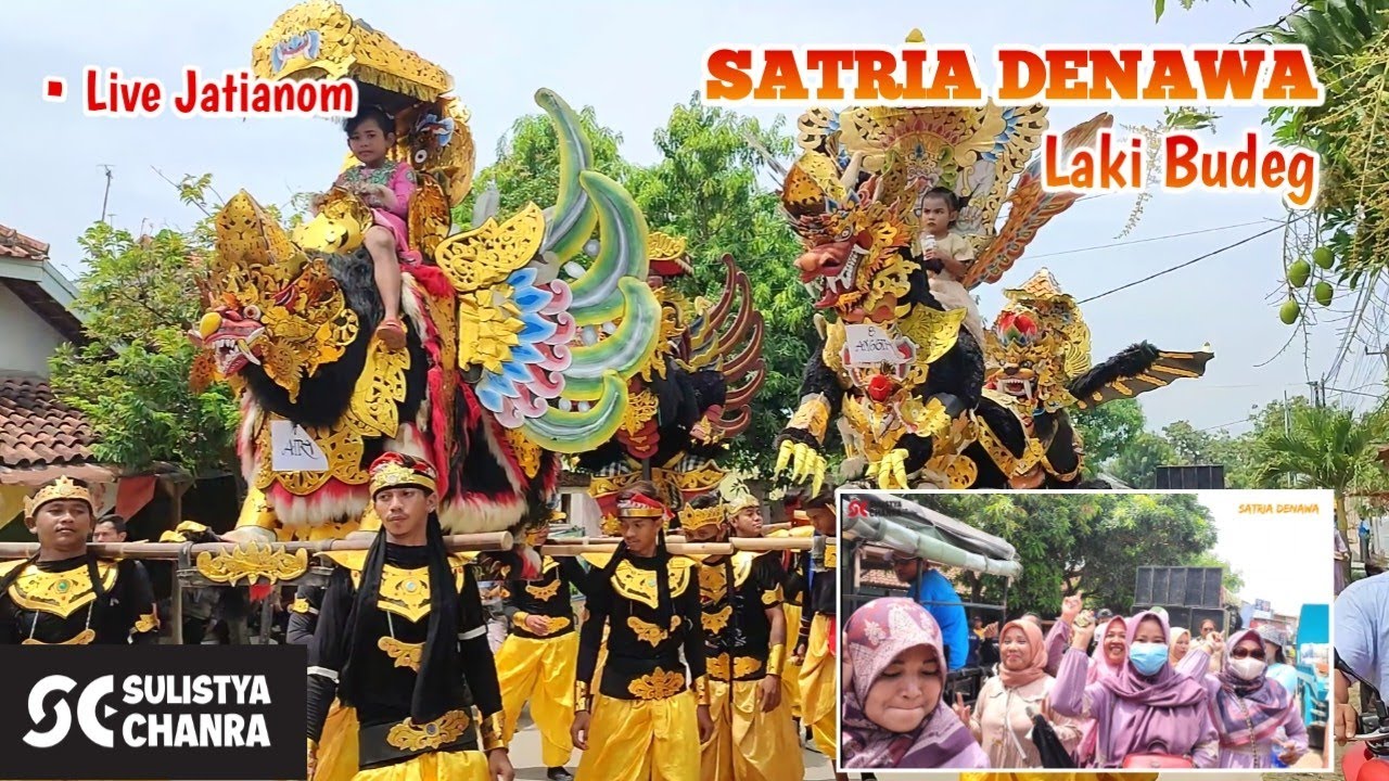 LAKI BUDEG singa depok | SATRIA DENAWA live jatianom - YouTube