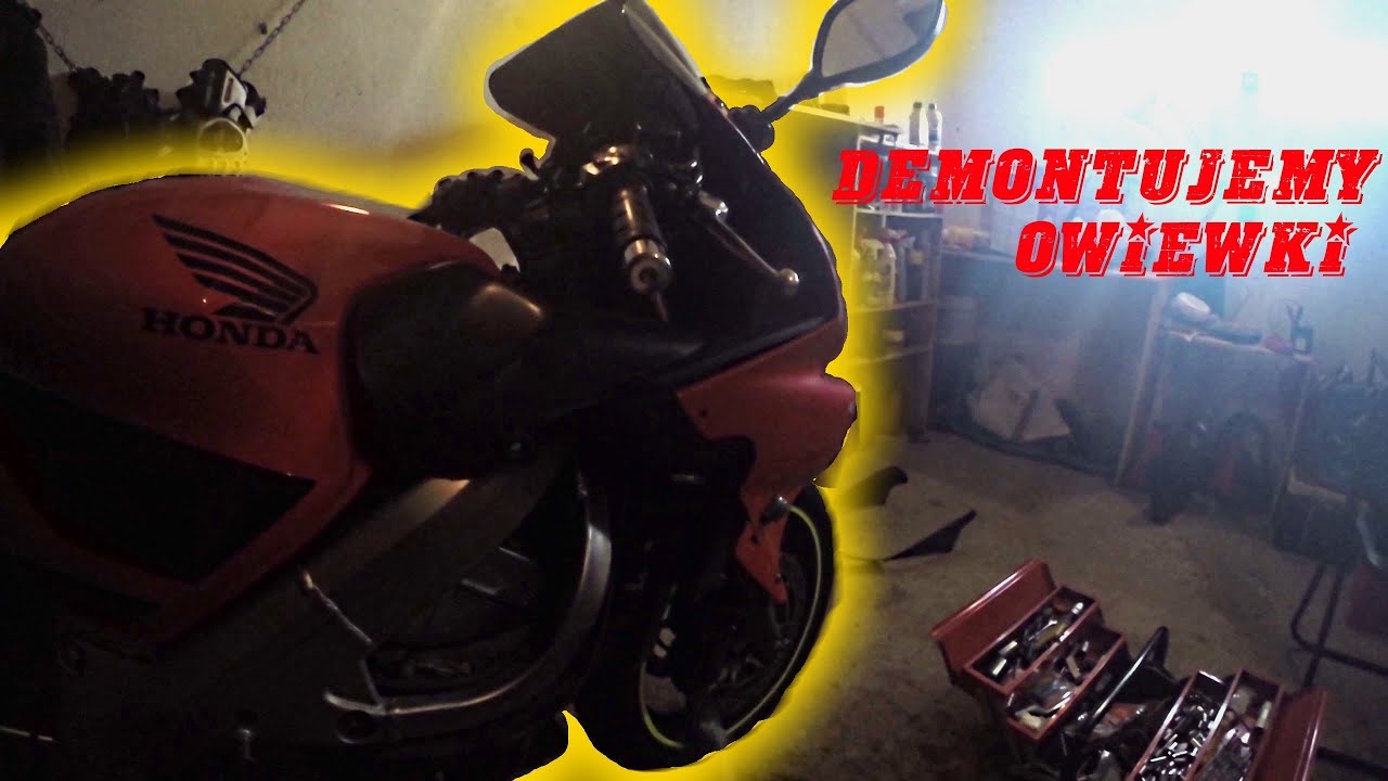 Demontaż Owiewek Honda CBR F4i / Honda CBR F4i Fairing Removal - YouTube