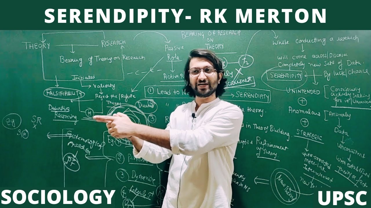 Lec 67: Serendipity | Theory and Research | R K Merton #sociology #upsc ...