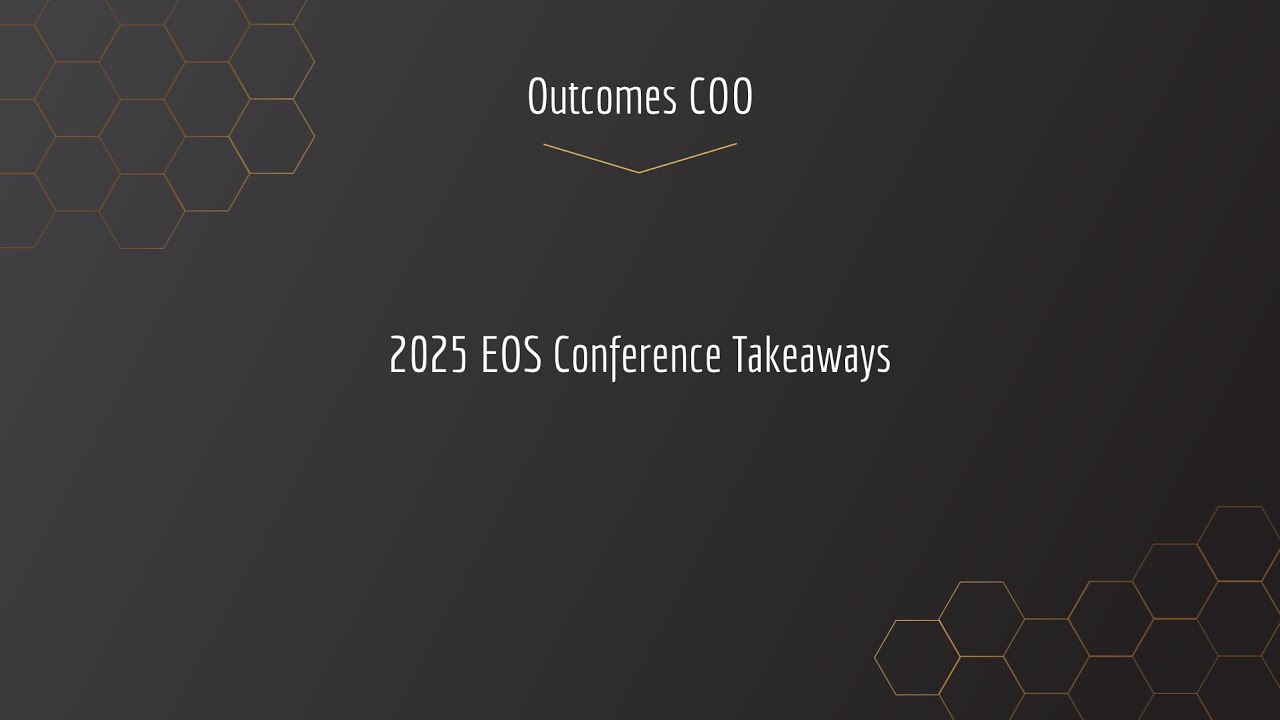 EOS 2025 Conference Takeaways 1080p - YouTube