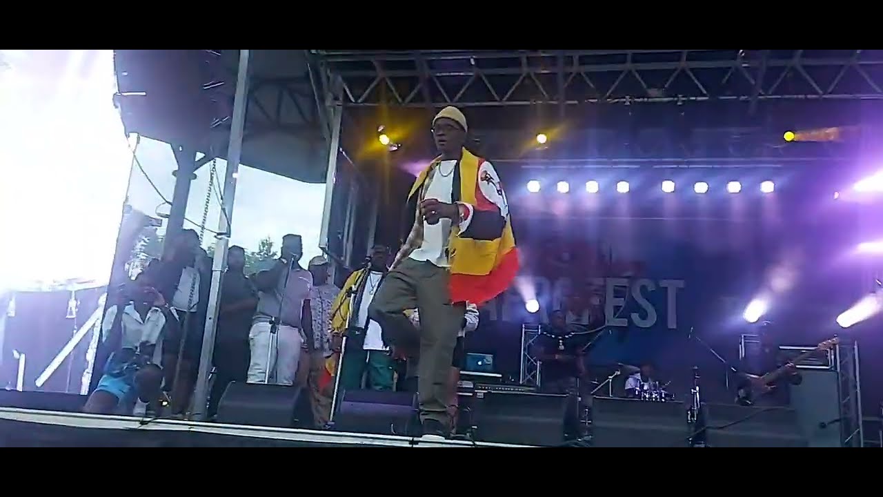 UGANDA'S STAR JOSE CHAMELEON FULL PERFORMACE AT THE AFRO FEST 2023 IN ...