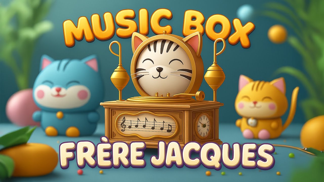 🎶 Frère Jacques (Are You Sleeping) Music Box 2 Hours Bedtime Loop 🌙 ...