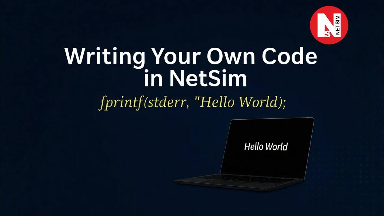 Writing Your Own Code in NetSim | Modify Protocol C code using Visual Studio - YouTube