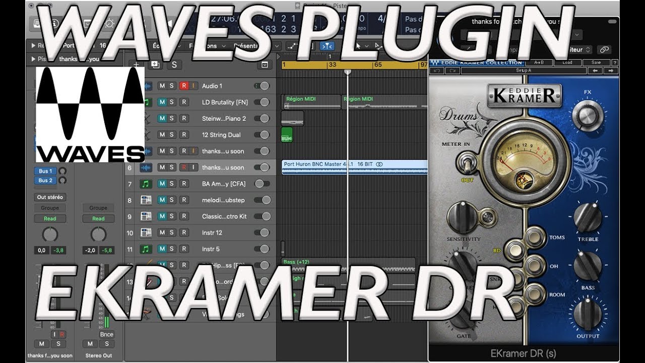 WAVES EKRAMER DR test and review - YouTube