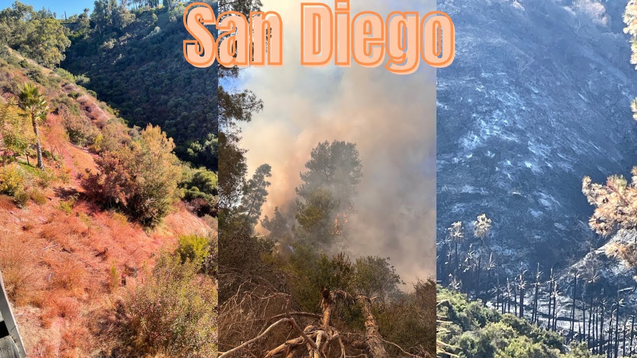 San Diego Montezuma Fire - YouTube