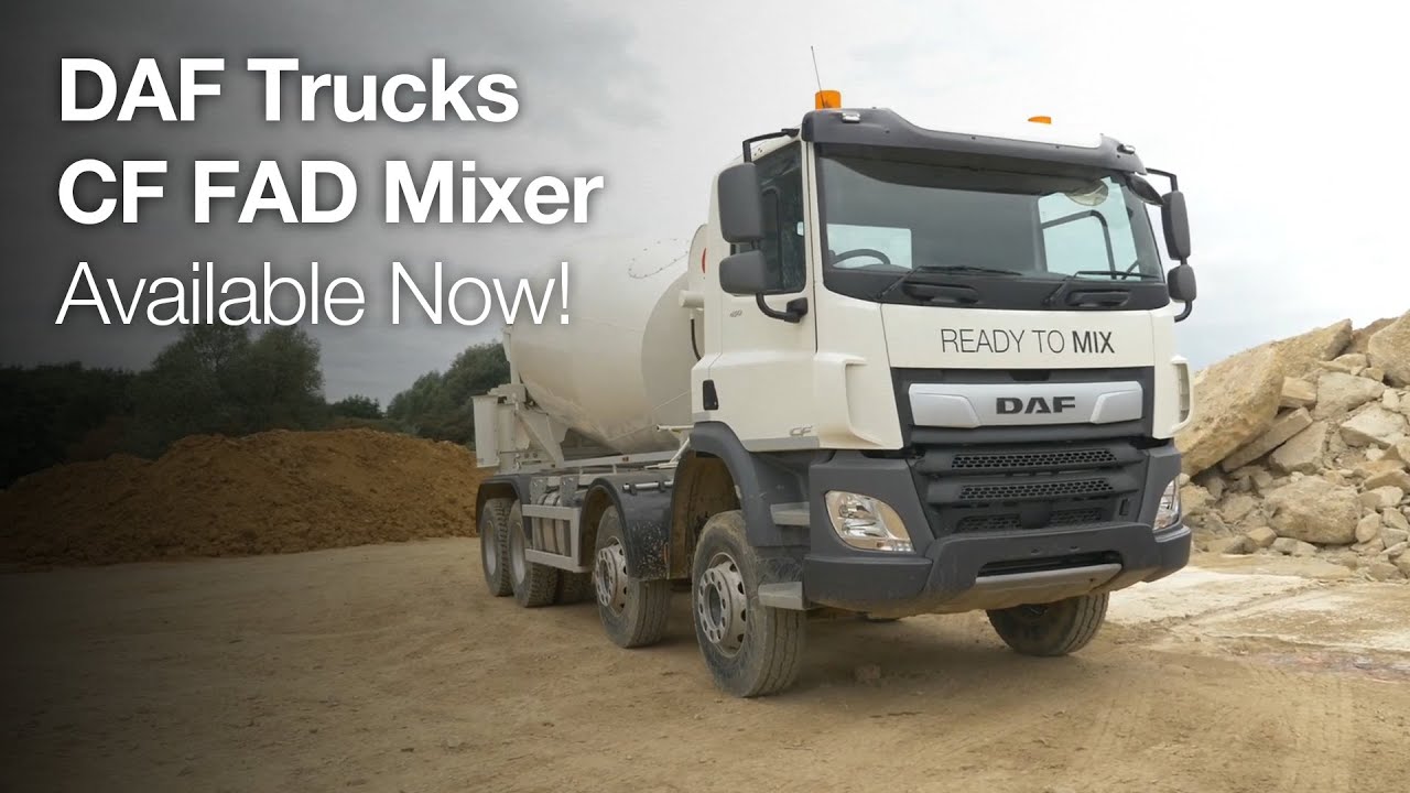 Ready to Mix - DAF Trucks CF FAD Mixer - Available Now - YouTube