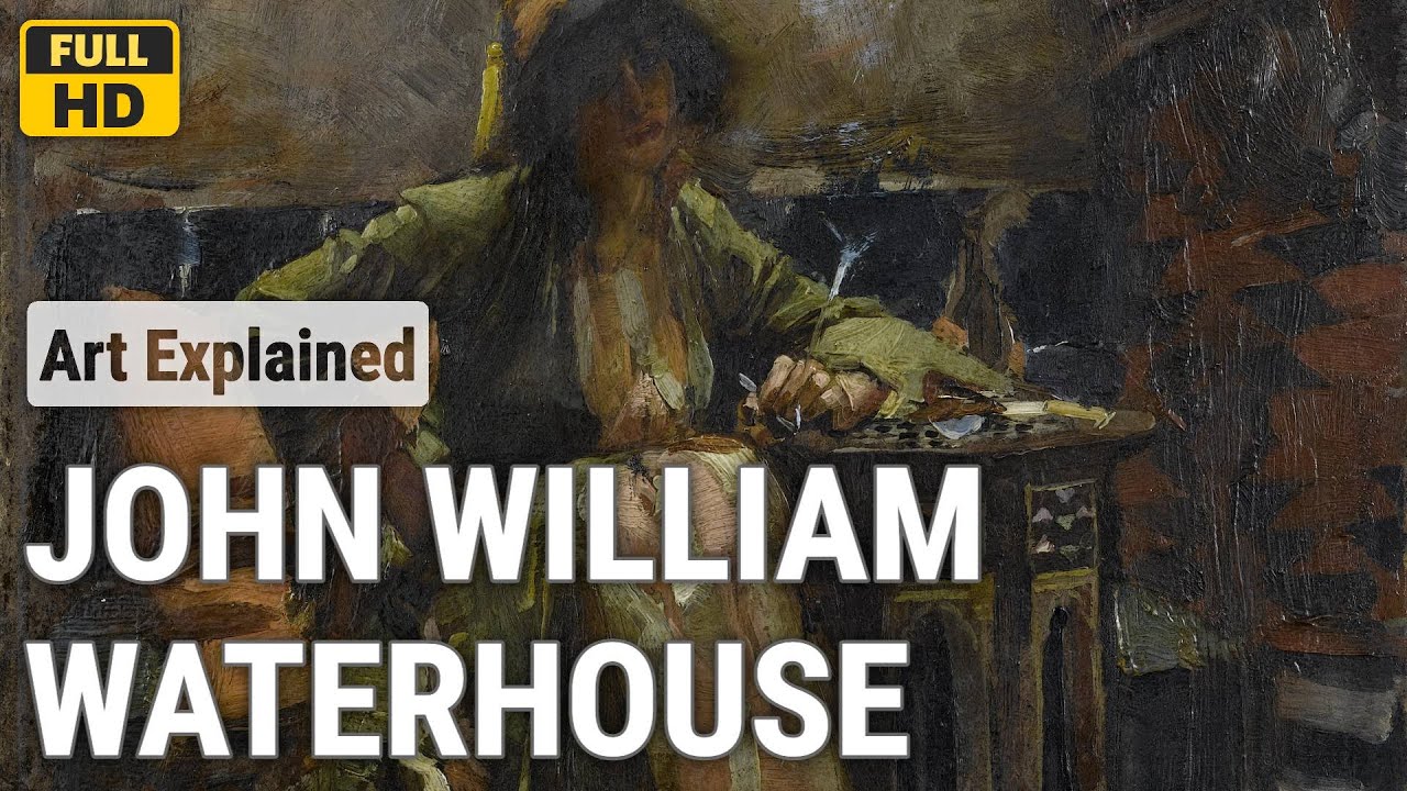 John William Waterhouse: A collection of 10 oil paintings with title ...