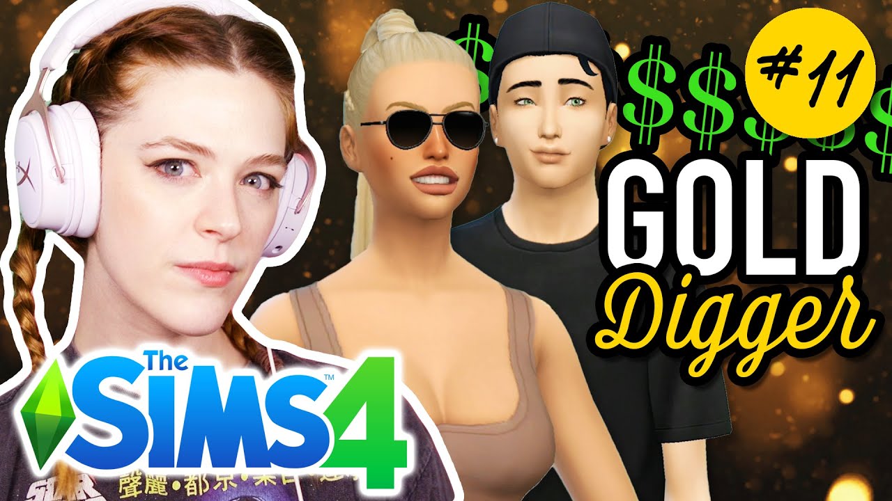 Single Girl Finishes The Millionaire Gold Digger Challenge In The Sims ...