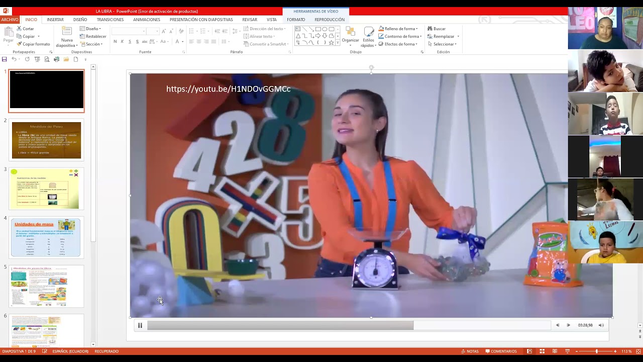 Unidad de Medidas de Masa La libra - YouTube