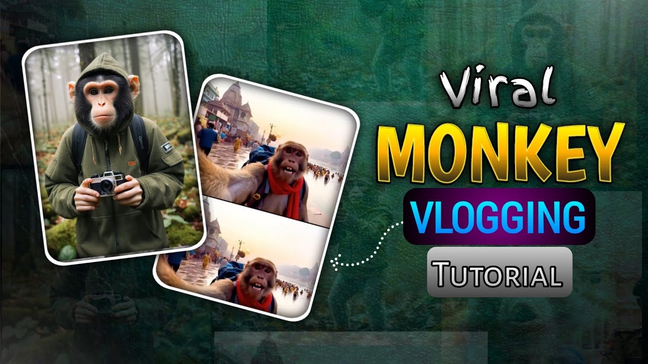 Instagram Viral MONKEY VLOGS Kaise Banaye | How To Create Monkey 🐒 ...