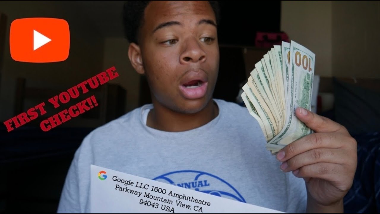 FIRST YOUTUBE CHECK 2019 l HOW MUCH MONEY I MAKE ON YOUTUBE - YouTube